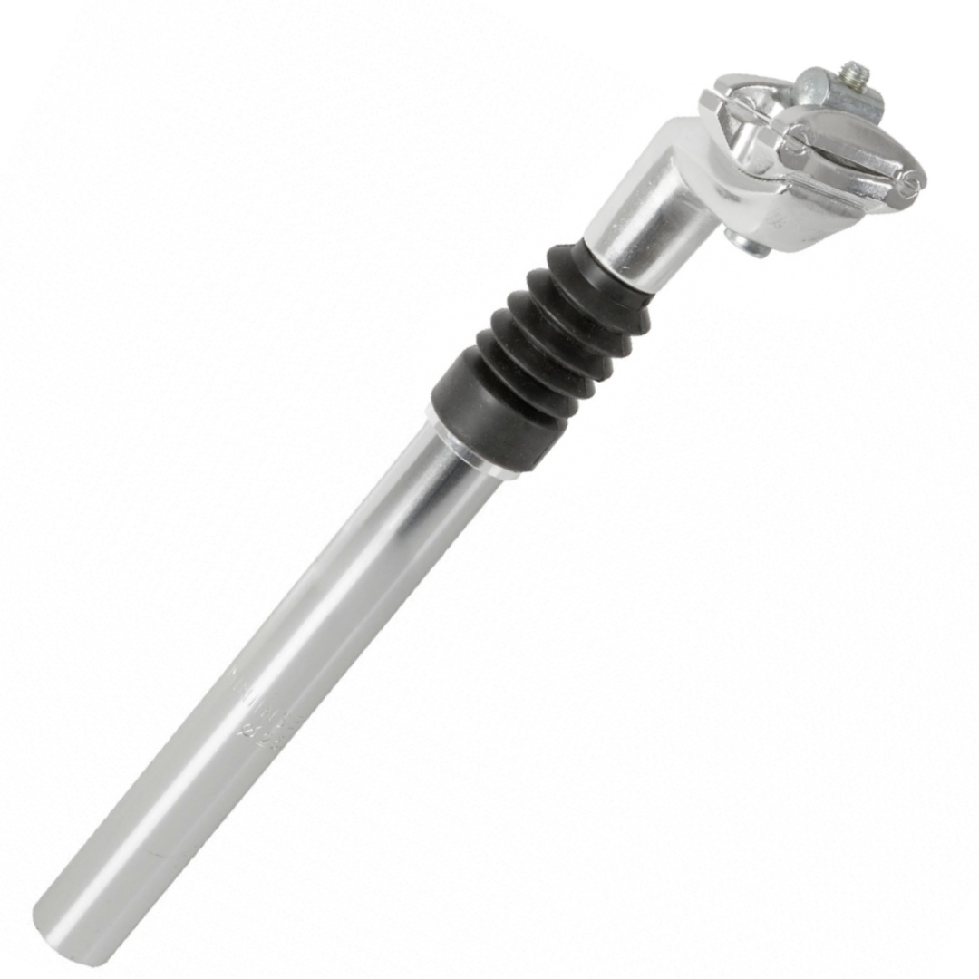 M-Wave silver adjustable suspension seat post 25.4/27.2mm with clamp ...